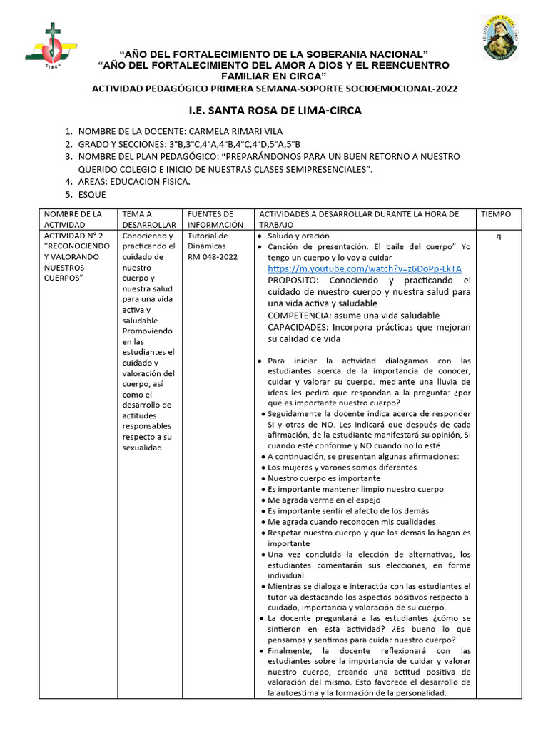 Actividad 2 Ed - Fisica 2C | PDF | Psicología Social