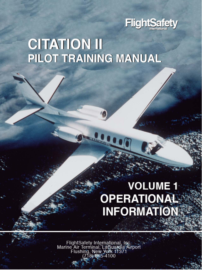 Citation II Training Manual Vol 1 | PDF | Flight Control Surfaces ...
