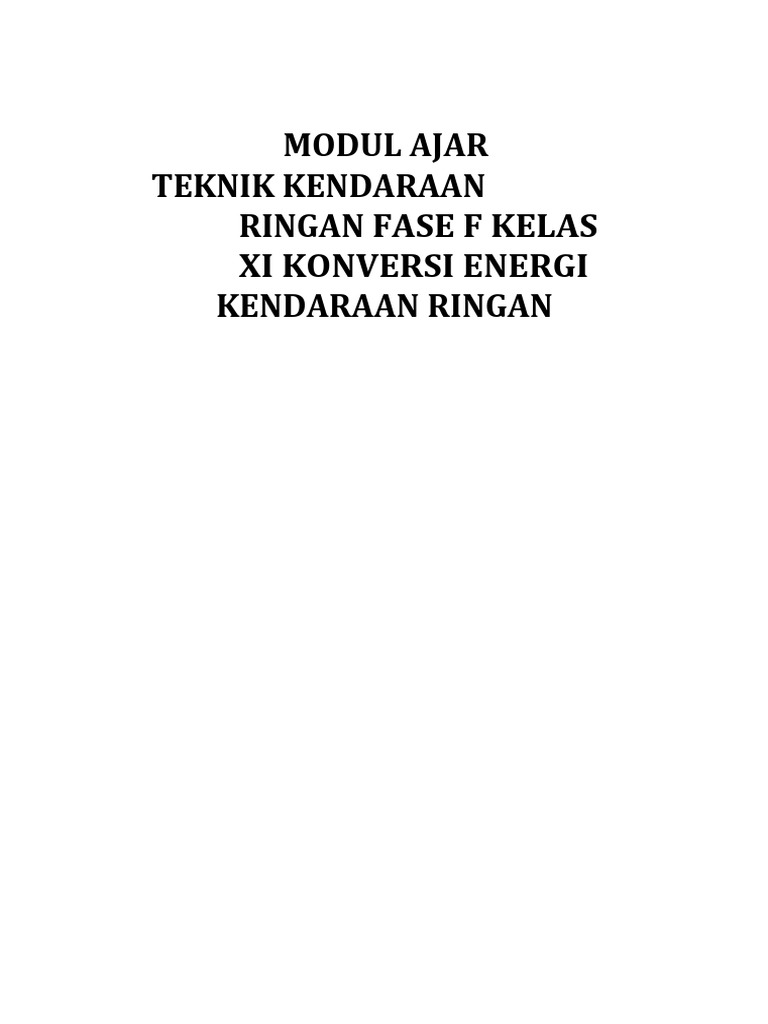 CP TKR Konversi Energi | PDF | Bisnis | Teknologi & Rekayasa