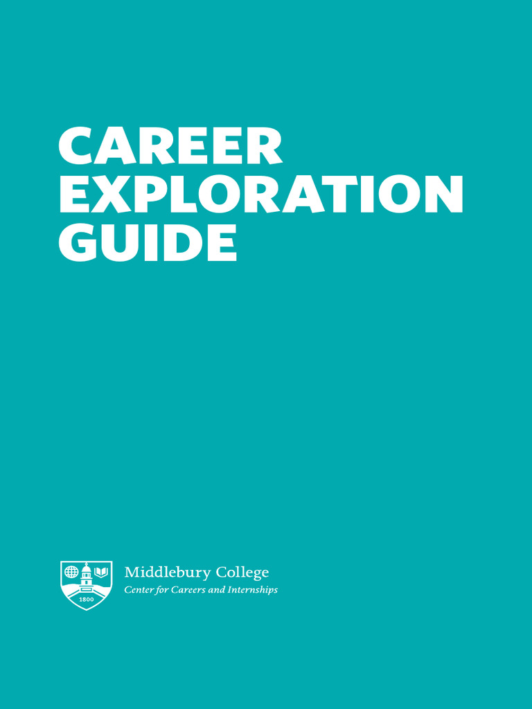 CCI Guide - Career Exploration - BW Interior - Oct 2019 - FINAL | PDF | Employment | Linked In