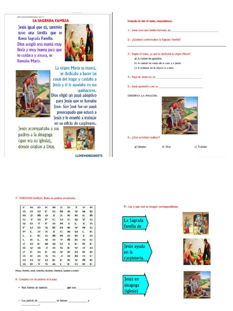 TEMA LA SAGRADA FAMILIA | PDF