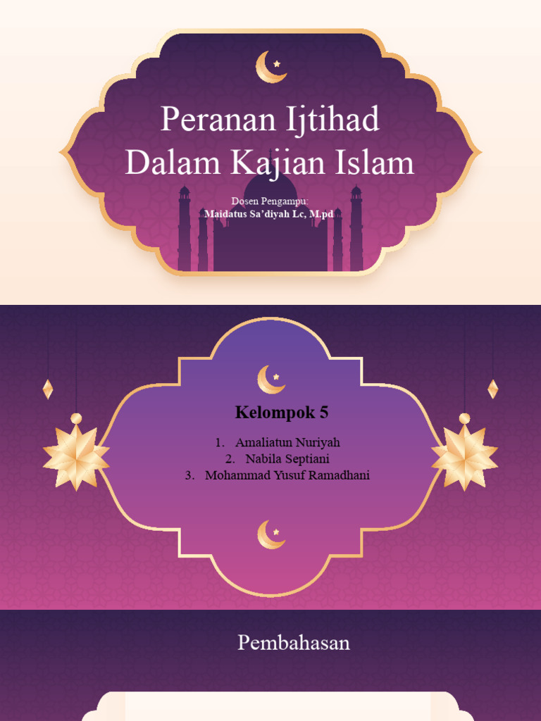 Pengertian Ijtihad Dalam Hukum Islam | PDF | Filsafat | Agama ...