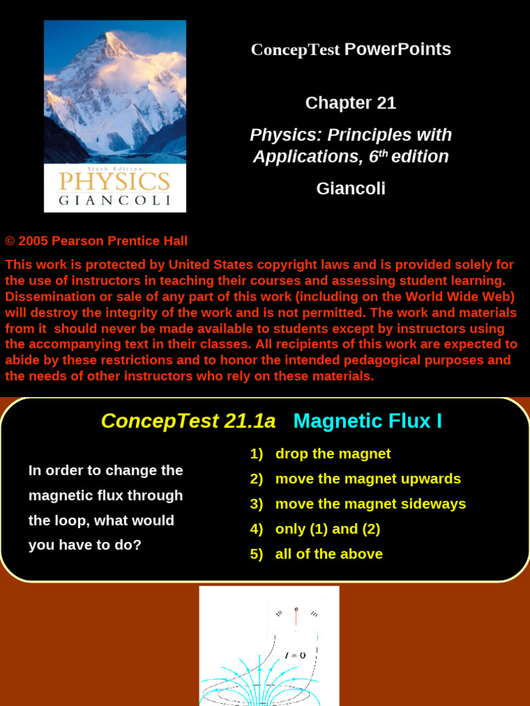 CH 21 Electromagnetic Induction | PDF | Electromagnetic Induction | Inductor