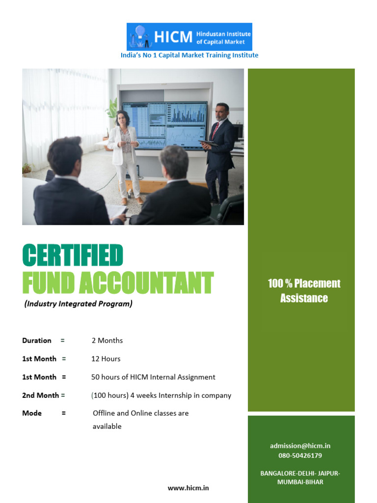 Brochure - Fund Accounting | PDF | Futures Contract | Derivative (Finance)