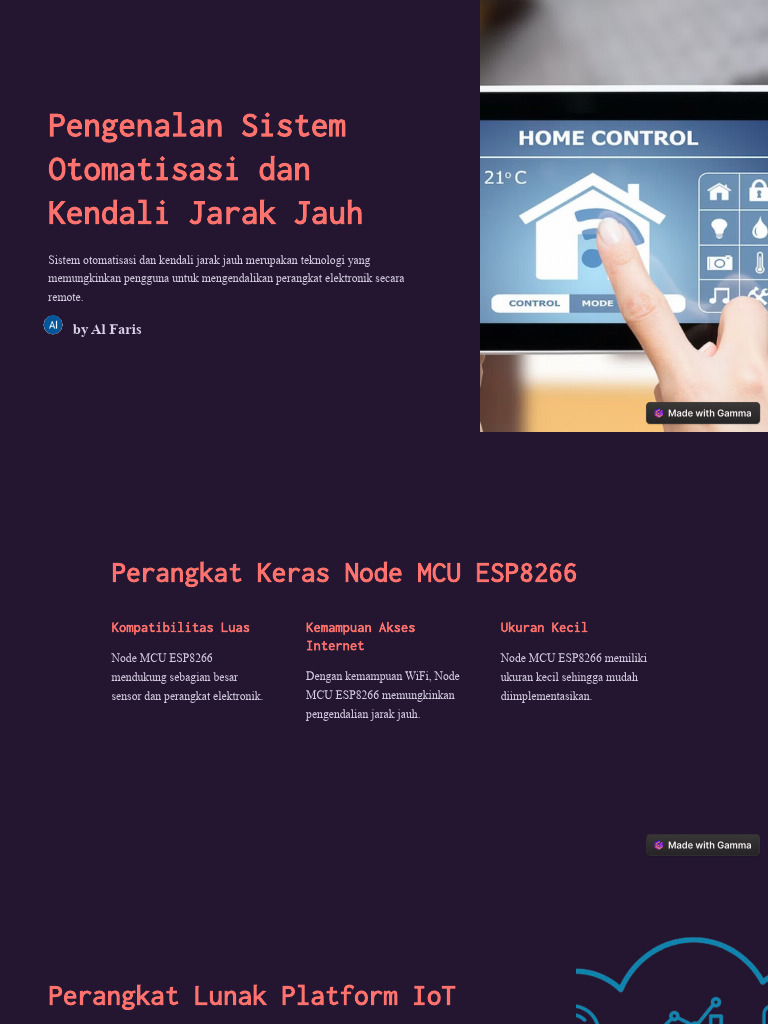 Pengenalan Sistem Otomatisasi Dan Kendali Jarak Jauh | PDF