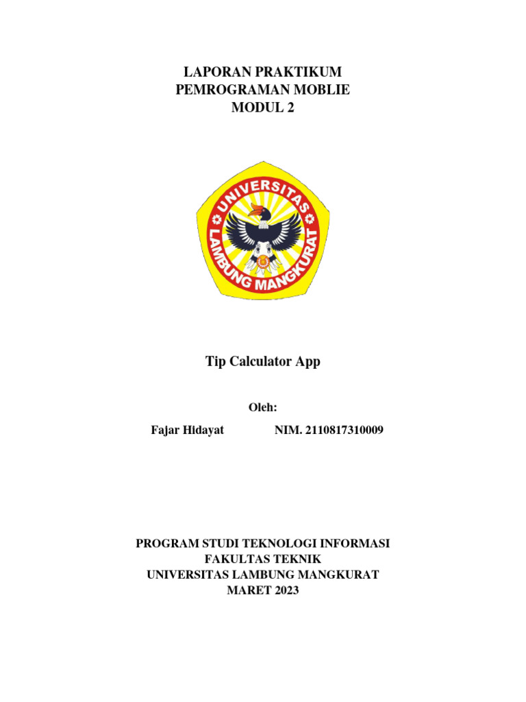 Fajar Hidayat - 2110817310009 - LPModul2 | PDF | Information Technology | Computer Engineering