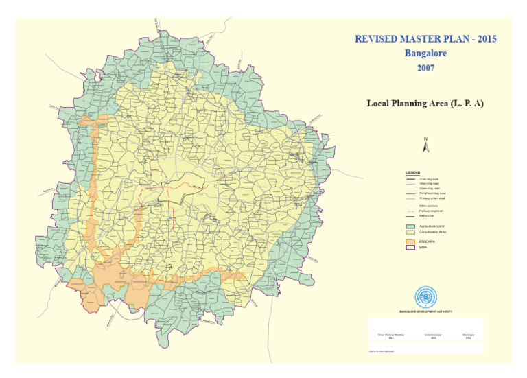 Bangalore Revised Master Plan 2015 | PDF
