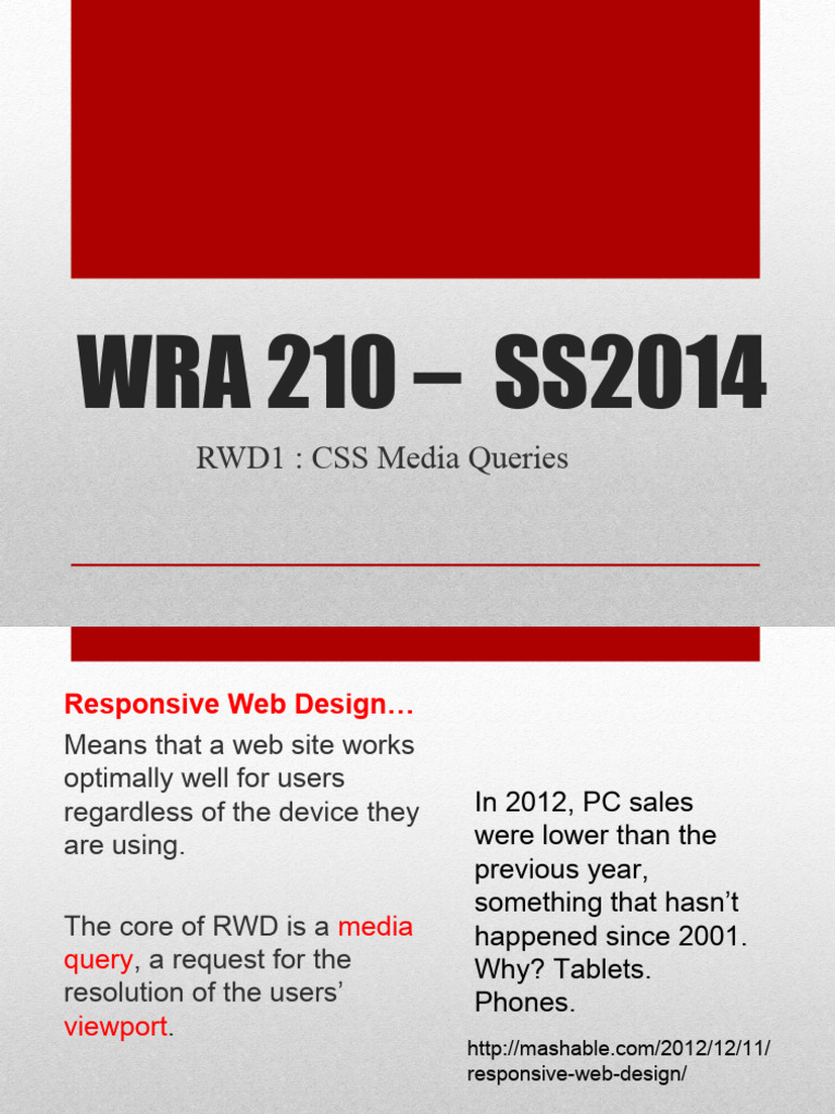 Responsive Web Design | PDF | Responsive Web Design | Cyberspace