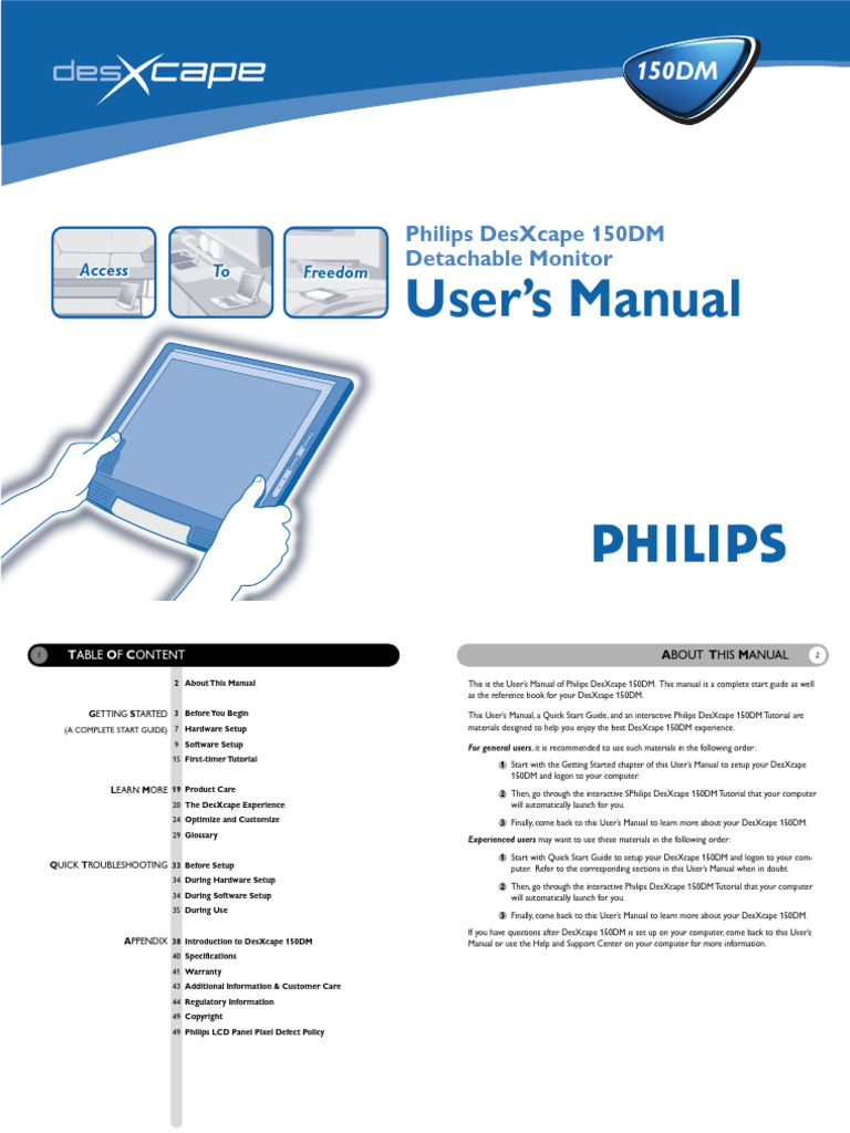Philips 150dm10p Manual de Usuario | PDF | Computer Network | Login