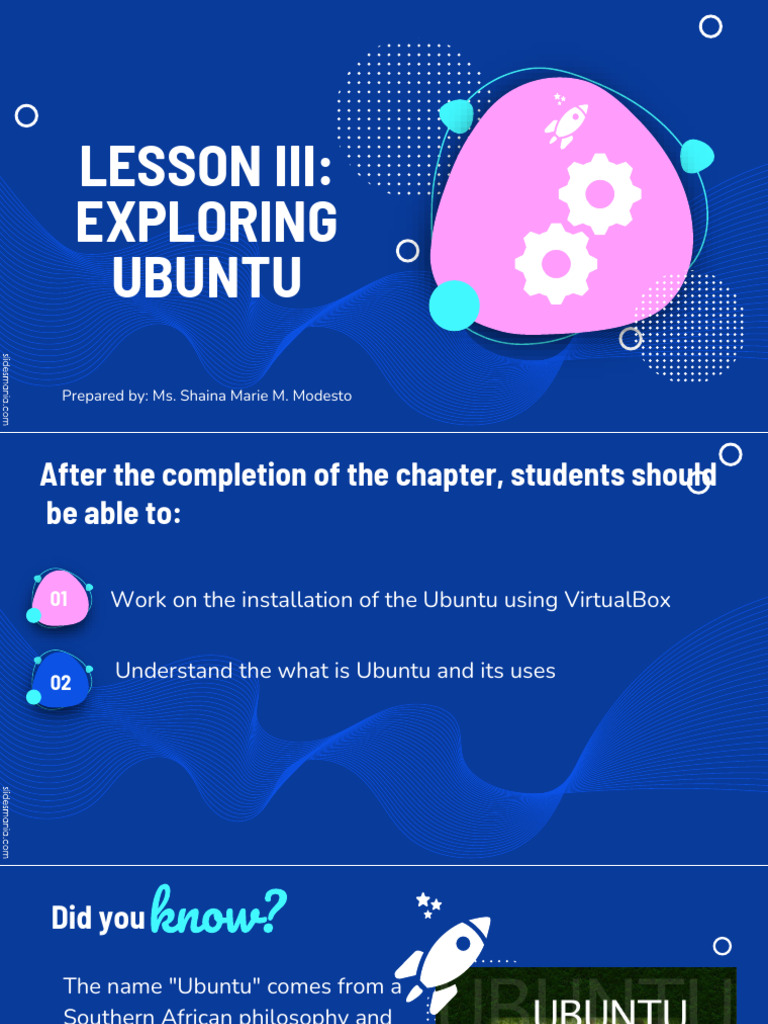 Lesson 4 Ubuntu | PDF | Operating System | Microsoft Windows