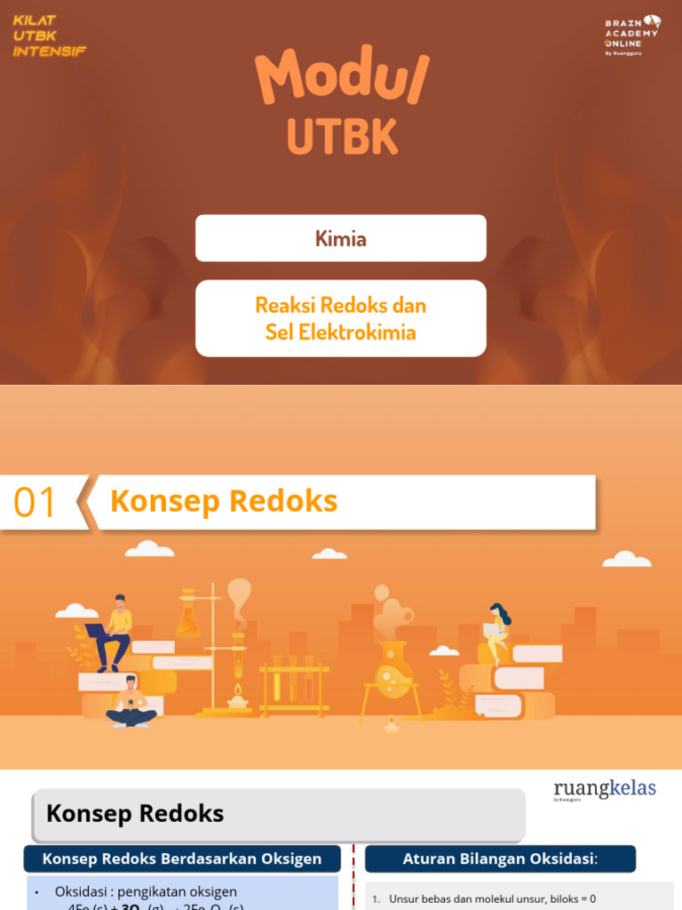 Modul Digital-Kimia-Pertemuan 4-Redoks Dan Elektrokimia | PDF