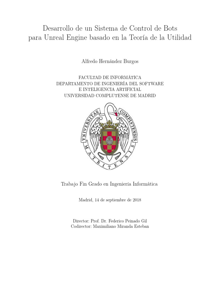 Desarrollo de Un Sistema de Control de Bots para Unreal Engine Basado ...