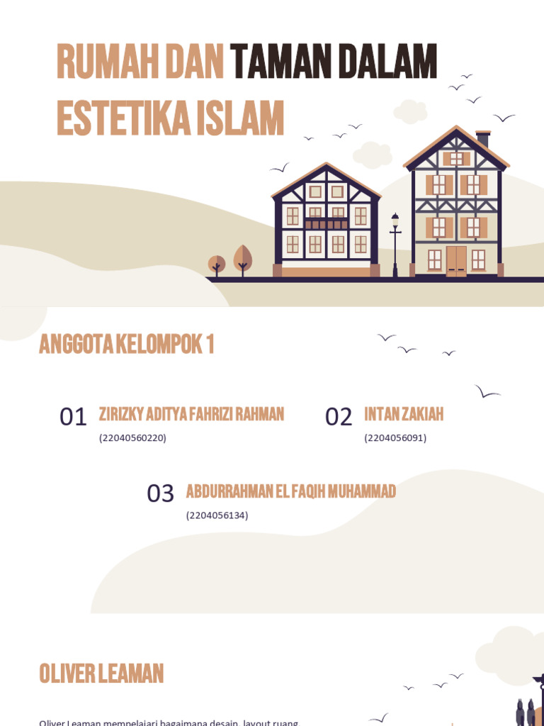 Rumah Dan Taman Dalam Estetika Islam | PDF