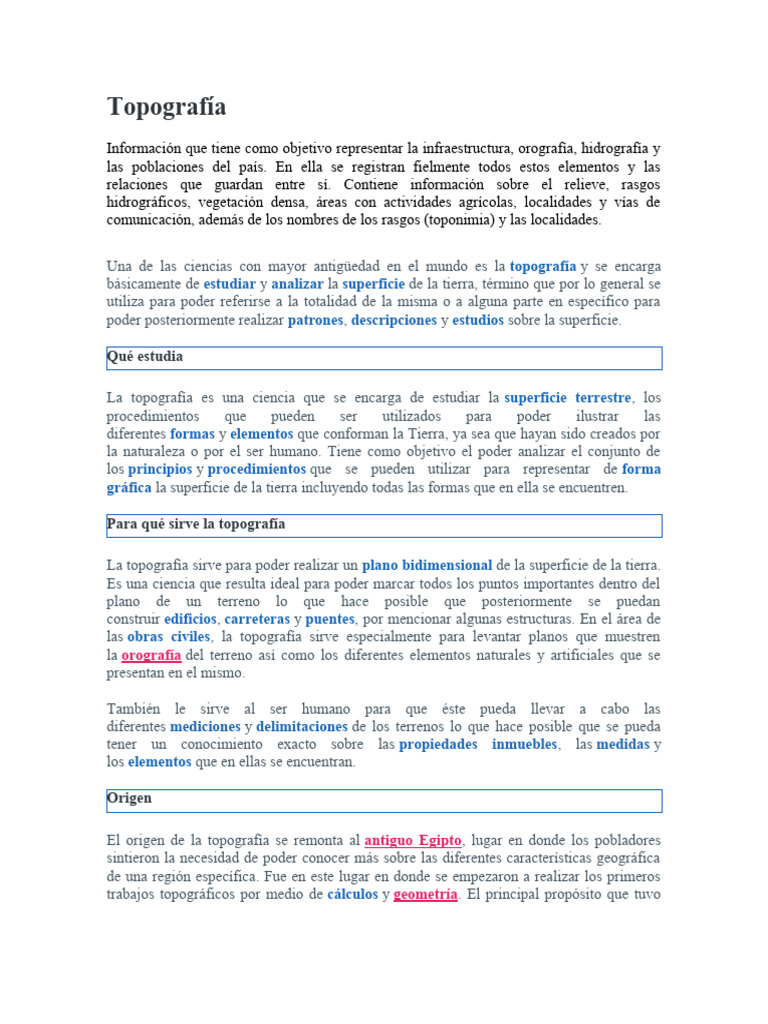 Topografía: Ciencia y Aplicaciones | PDF | Topografía | Geodesia