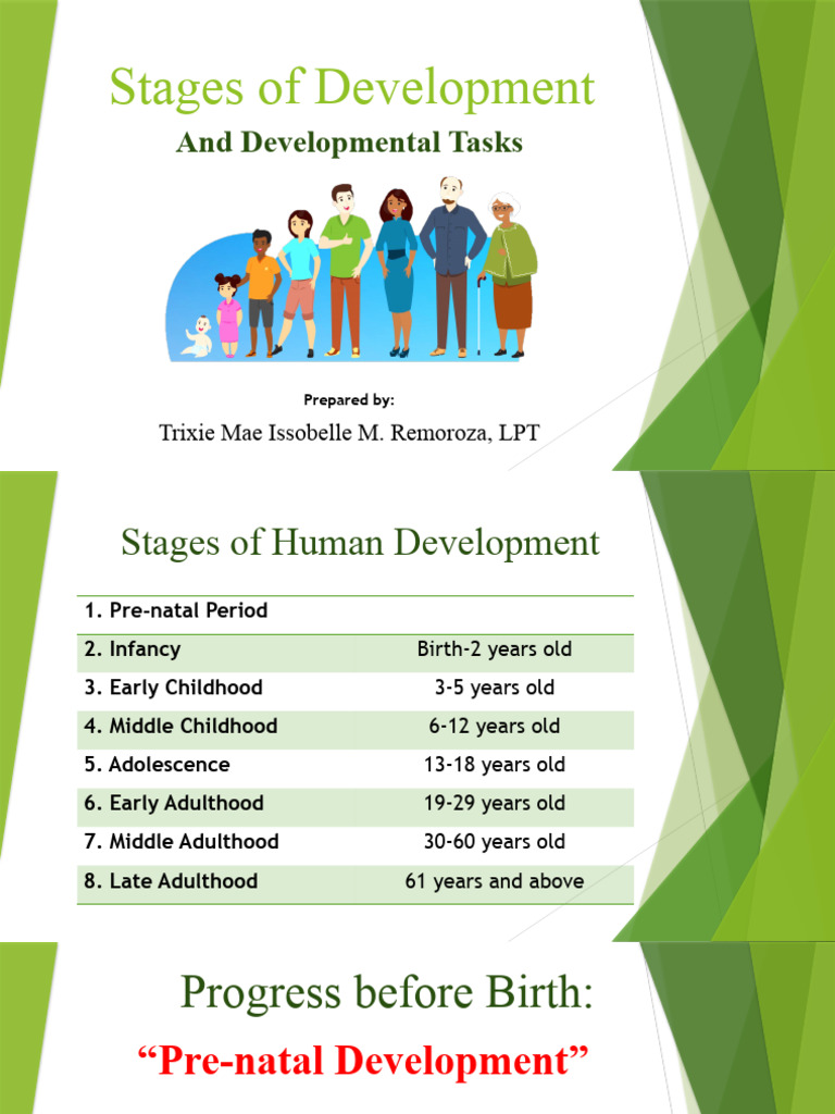 Lesson 3-Stages of Development | PDF | Developmental Psychology | Prenatal Development