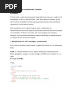 Lista Completa de Tags HTML Com Exemplos PDF Grátis | PDF | Html | Html5