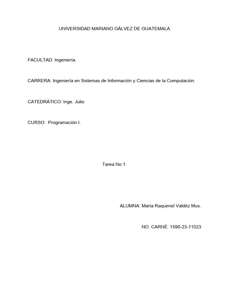 Cuestionario de Repaso | PDF | Variable (informática) | Algoritmos