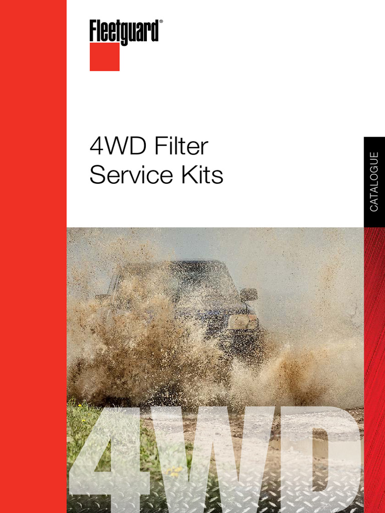 Fleetguard 4WD Filter Kits Overview | PDF | Motor Vehicle | Off Roading