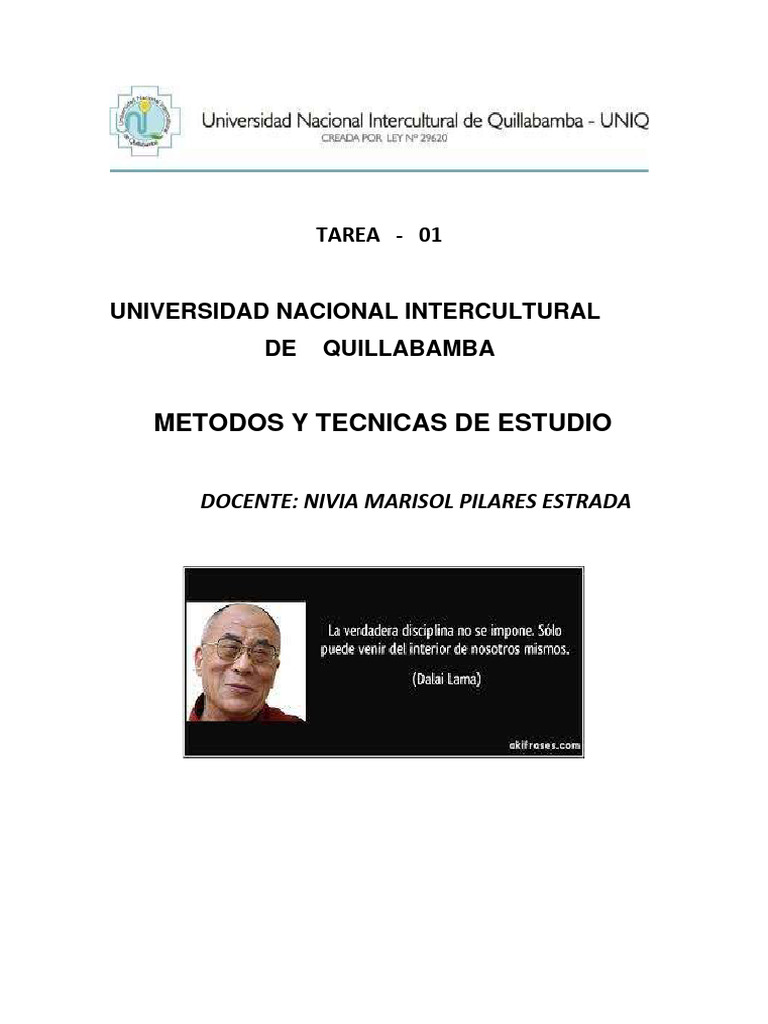 Tarea N-1 Semana - 1 2021-Ii | PDF