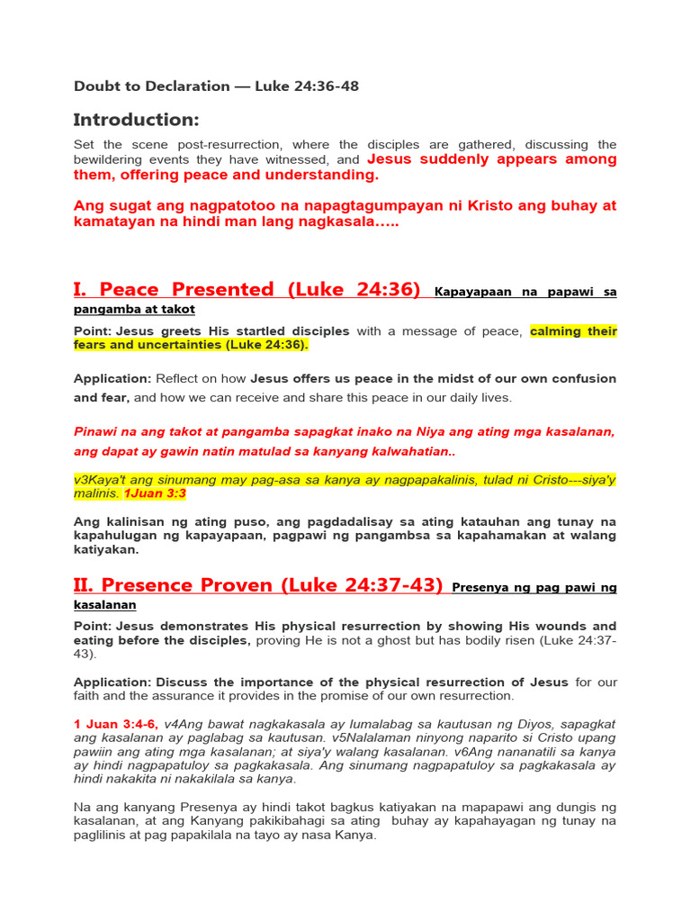 April14doubt To Declaration | Download Free PDF | Jesus | Resurrection ...