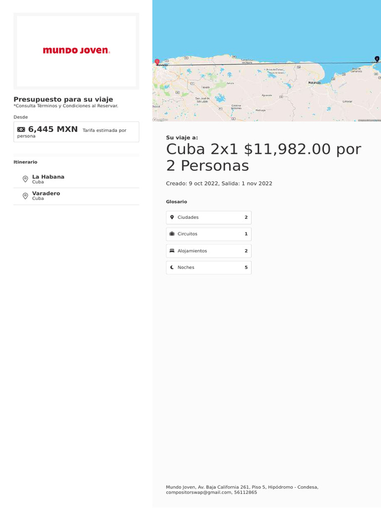 Brochure PDF | PDF | la Habana | Cuba