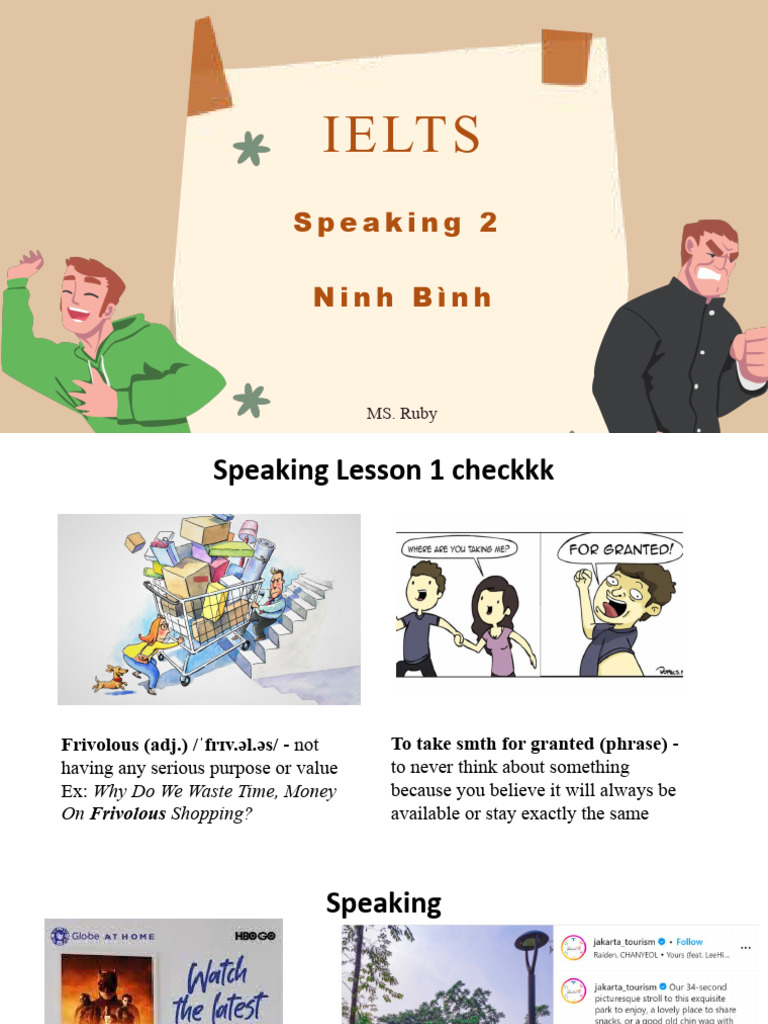 IELTS Speaking Lesson 2 | PDF | Question | Grammar