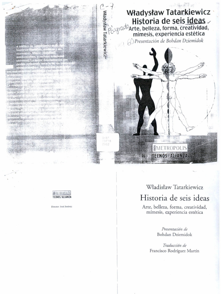 Historia de Seis Ideas - Tatarkiewicz | PDF