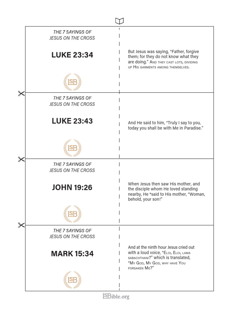 SM-Post-7-sayings of jesus on the cross | PDF