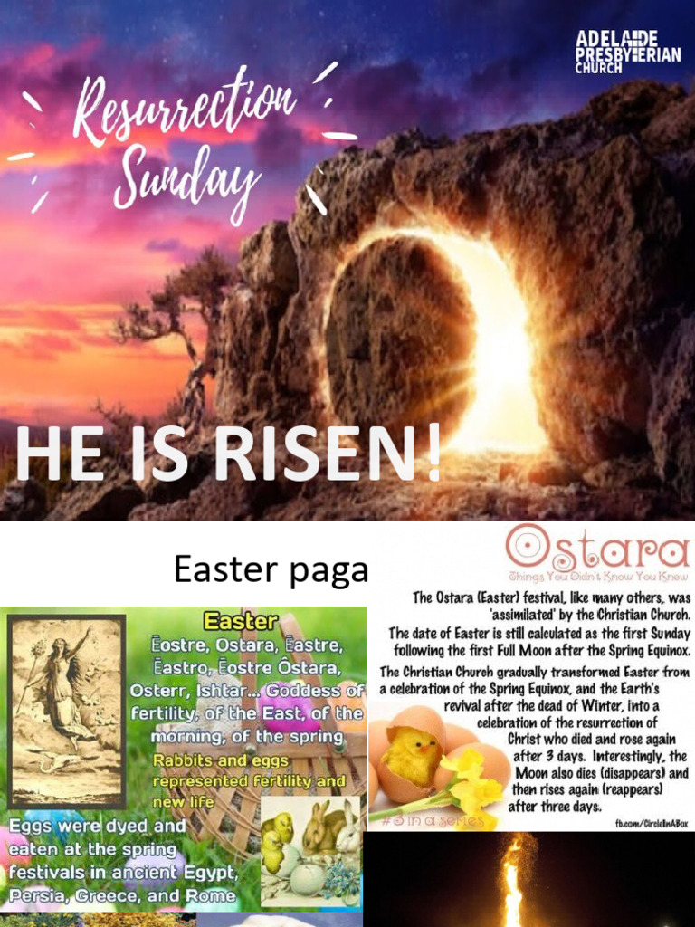 He is Risen! Resurrection Message | PDF | Resurrection Of Jesus | Baptism