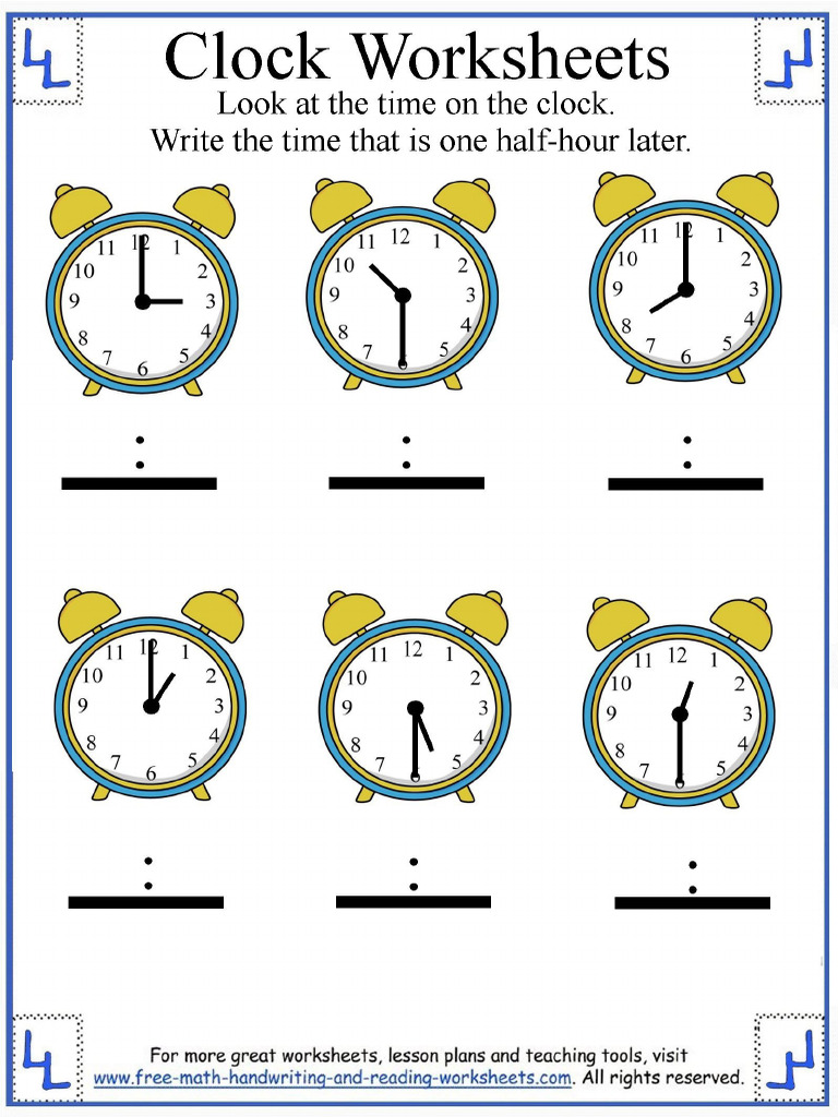telling-time-worksheet | PDF