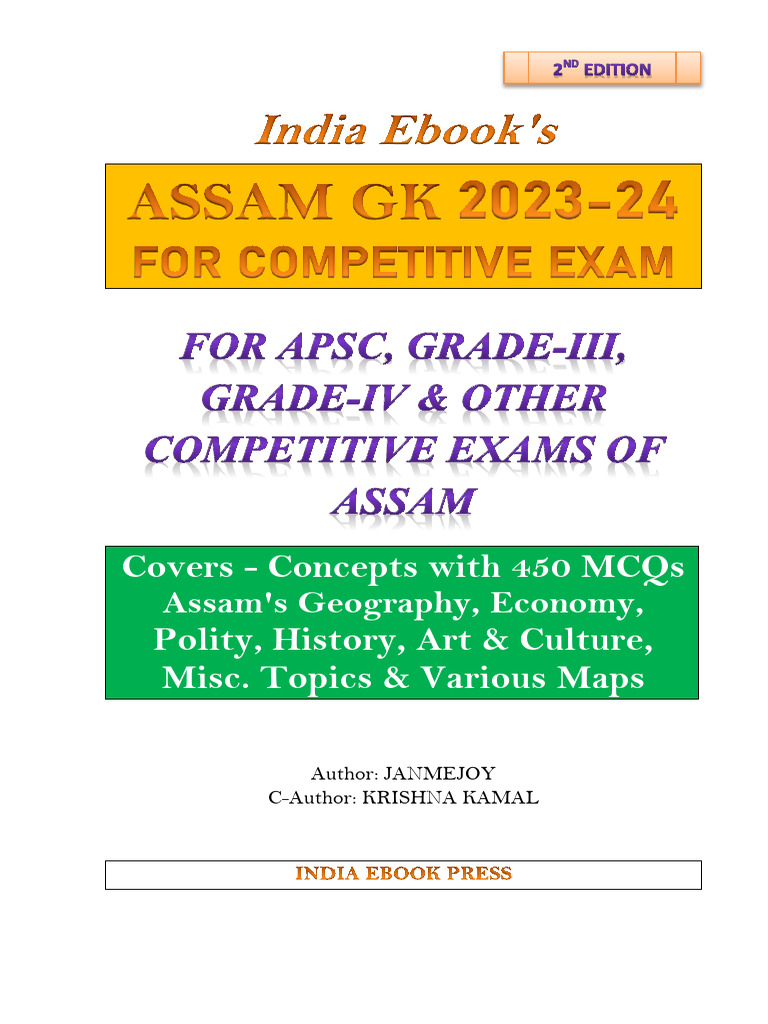 6x9 - Assam - GK 2023 - 24 EDN - 2 | PDF