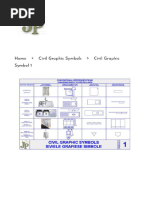 SANS 10143 Civil Drawing Symbols Guide | PDF | Switch | Drawing