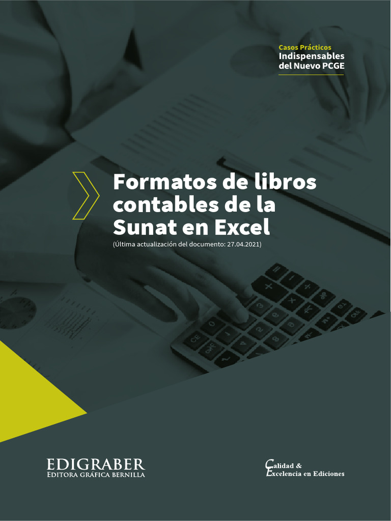 Formatos de Libros Contables de La Sunat en Excel | PDF | Contabilidad | Impuesto sobre la renta