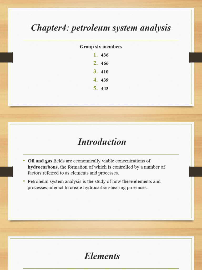 Petroleum System Analysis | PDF | Petroleum Reservoir | Petroleum Petroleum System Analysis | PDF | Petroleum Reservoir | Petroleum