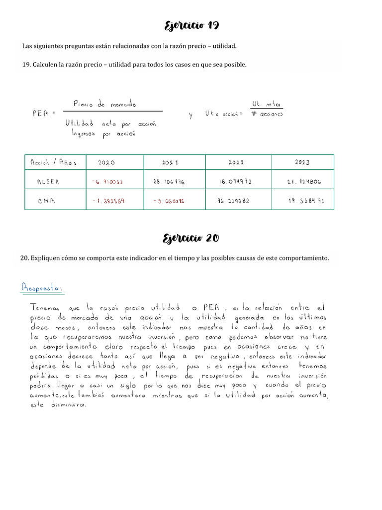 Ej 19-20 Tarea 3 MF | PDF | Ciencias económicas | Economias