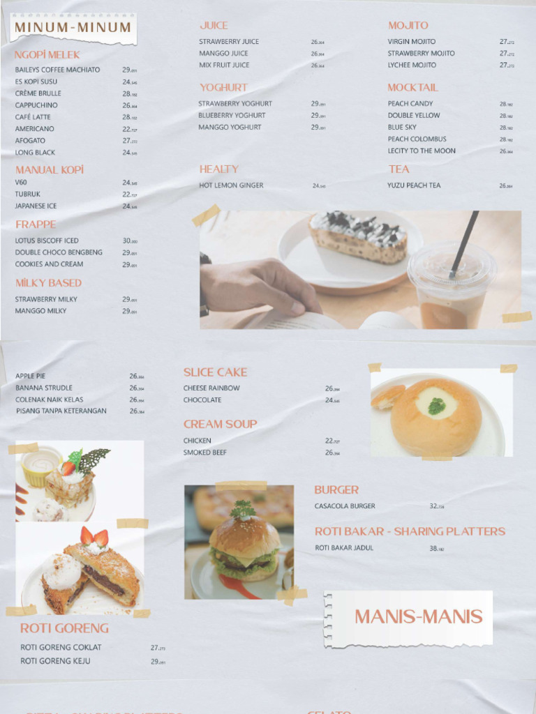 Casacola-New List Menu-24 | PDF