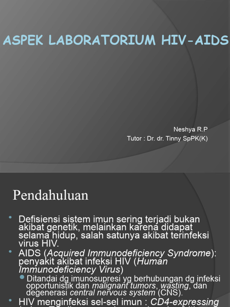 Aspek Lab HIV | PDF | Hiv | Virus