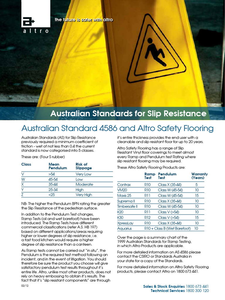 Australian Slip Standards | PDF | Kitchen | Chocolate
