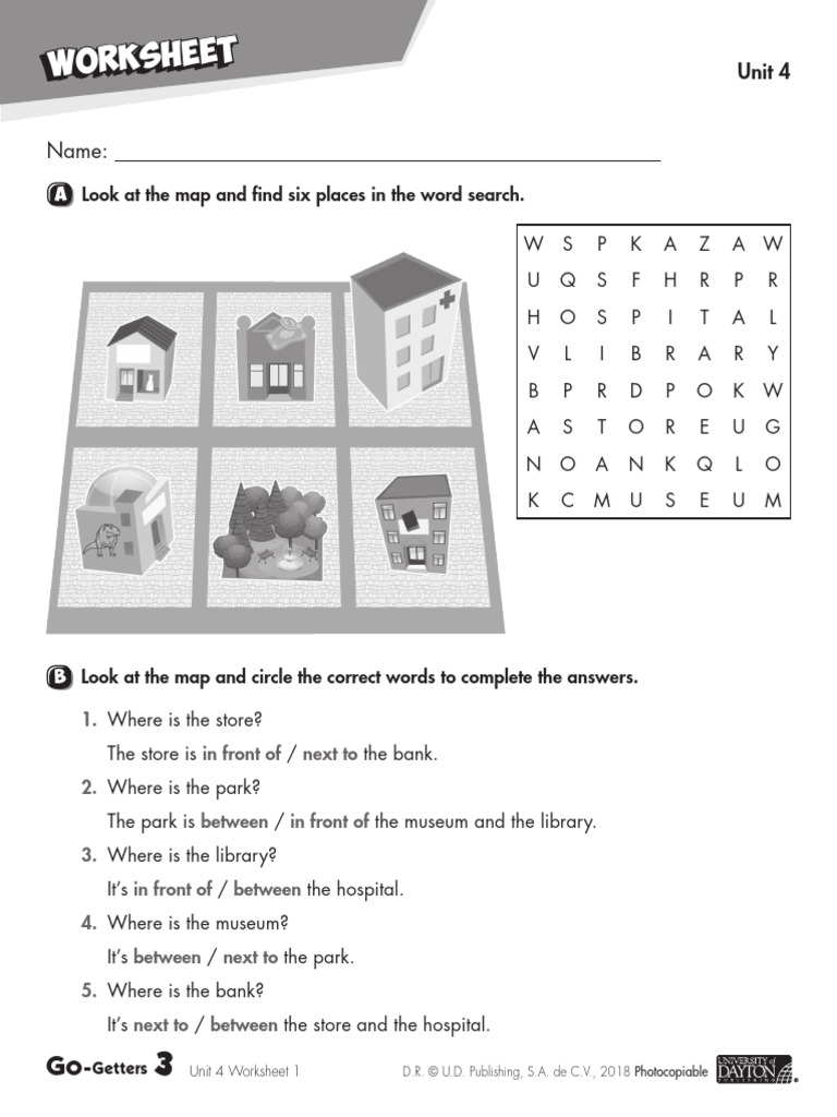 Worksheet Unit 4 | PDF