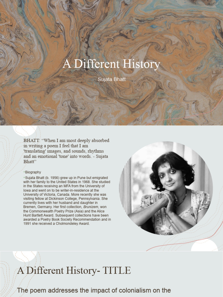 A Different History | PDF | Poetry