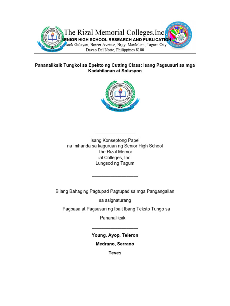 Cutting Classes | PDF