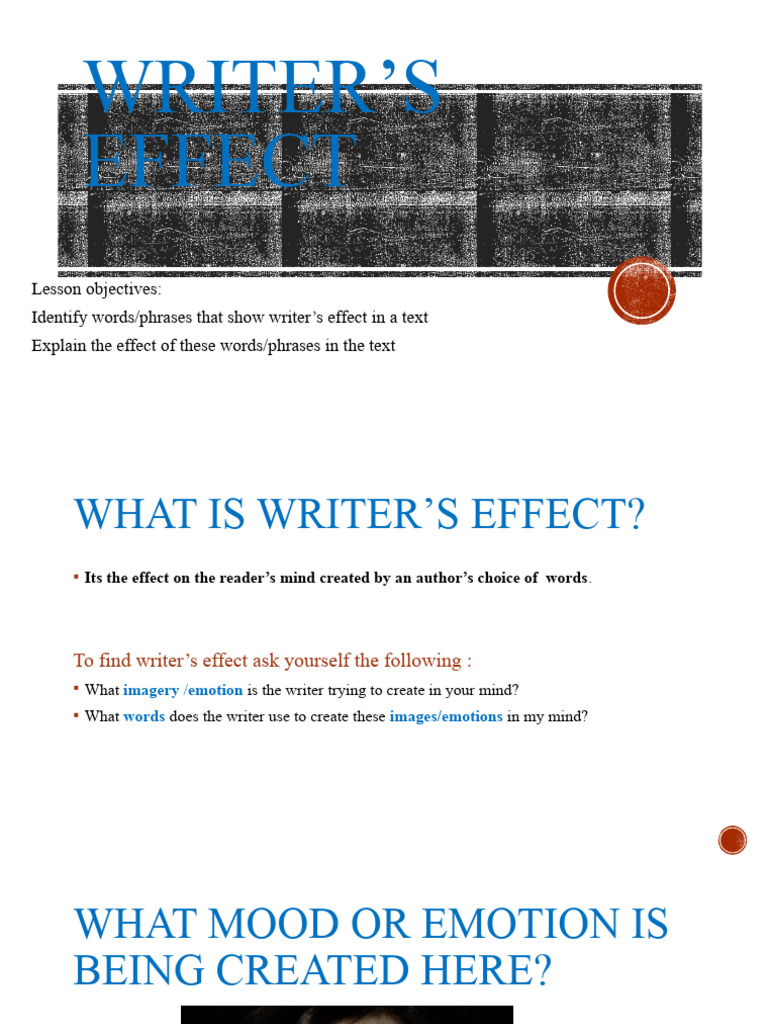 G9 Writer's Effect | PDF | Foreign Language Studies