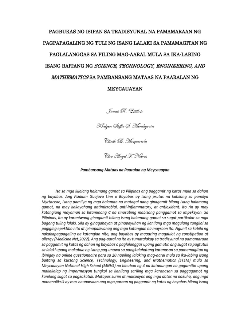 Pangkat 4 - Pananaliksik | PDF