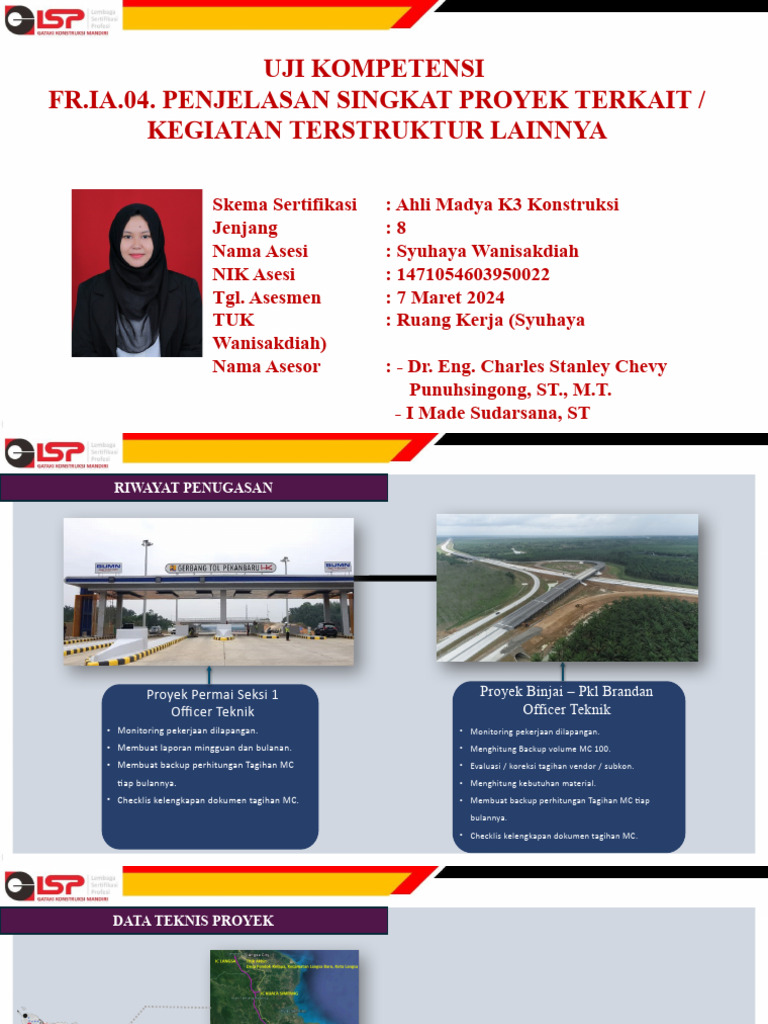 Persentasi K3 Konstruksi | PDF | Bisnis | Komputer