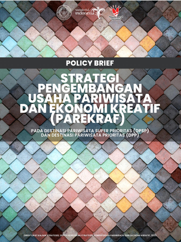 Strategi Pengembangan Usaha Pariwisata Dan Ekonomi Kreatif Pada DPSP Dan DPP 12 | PDF | Bisnis ...