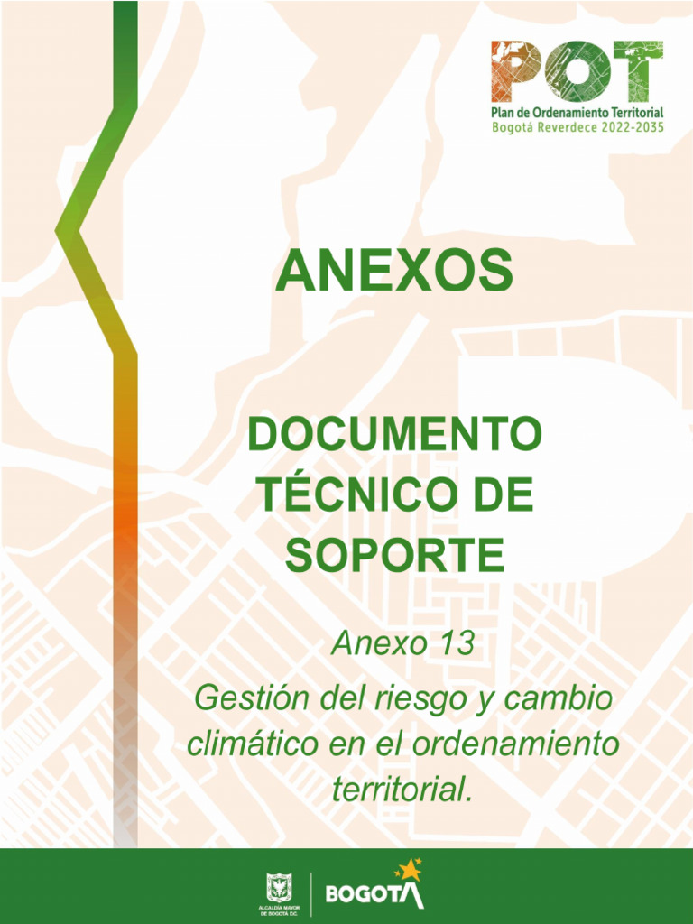 Anexo 13 Gestión Del Riesgo y Cambio Climático en El Ordenamiento Territorial VF | PDF | Gases ...