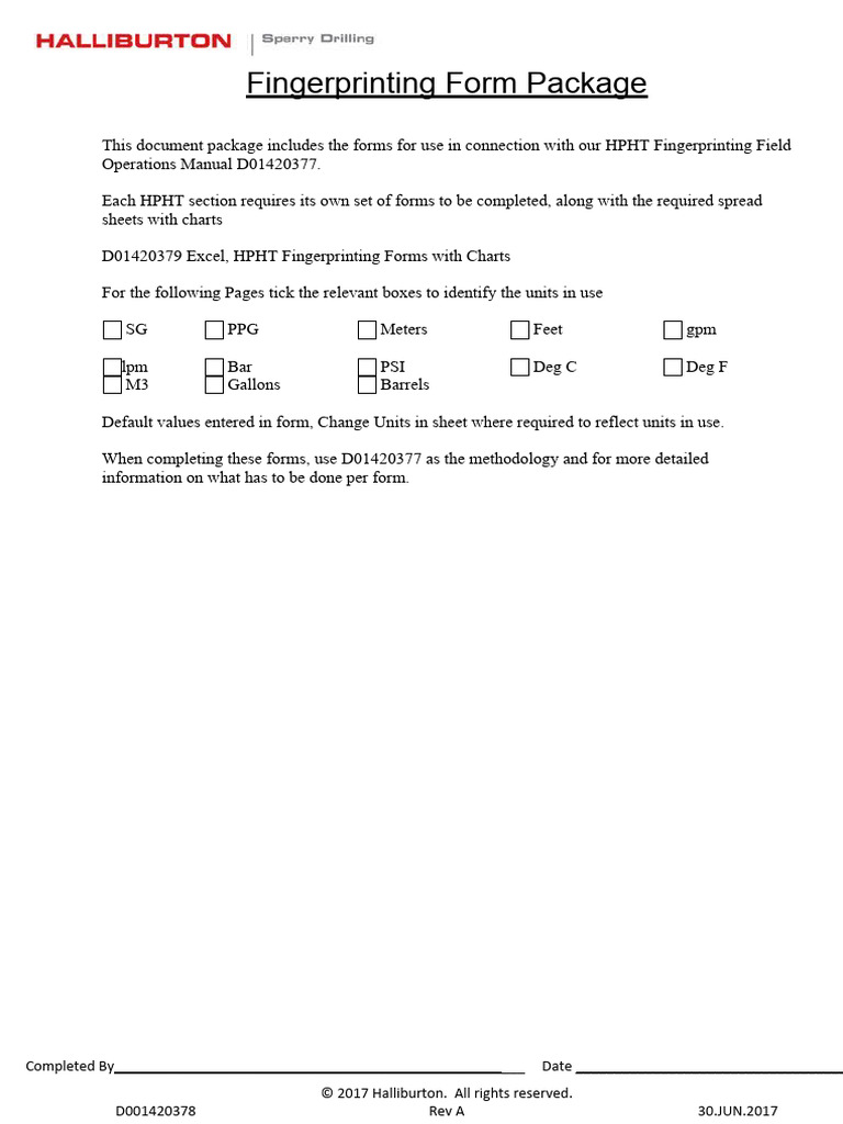 Finger Printing Form Word - D01420378 - 1 | PDF