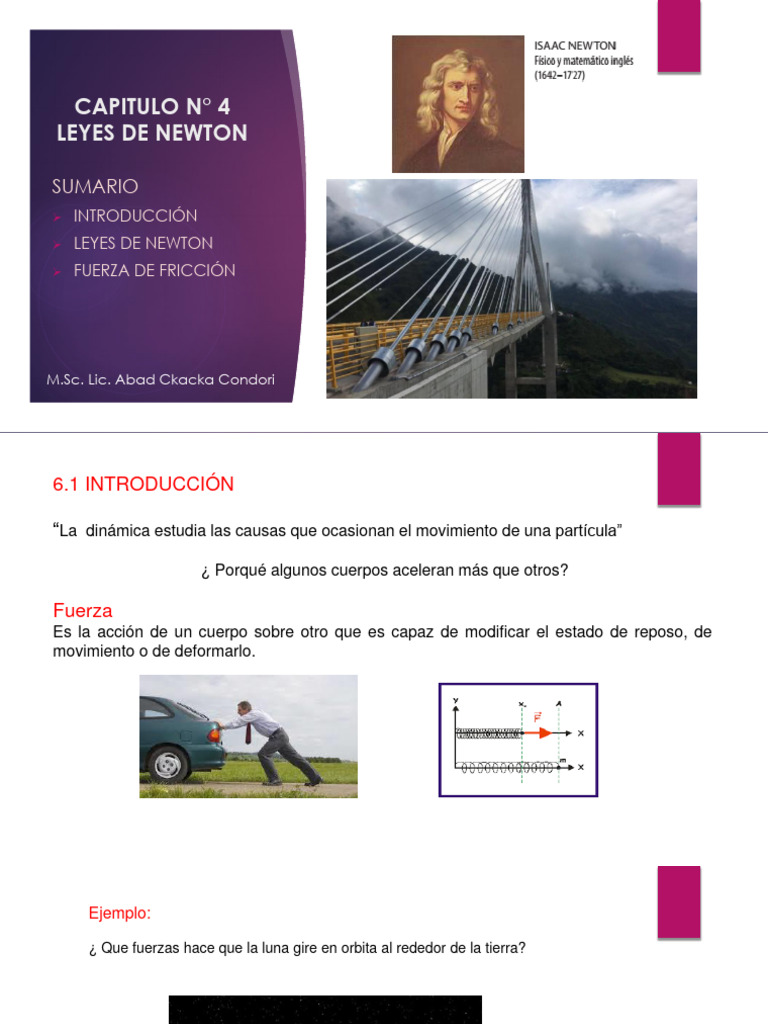 Leyes de Newton y Fuerzas Fundamentales | PDF | Ciencia y matemáticas