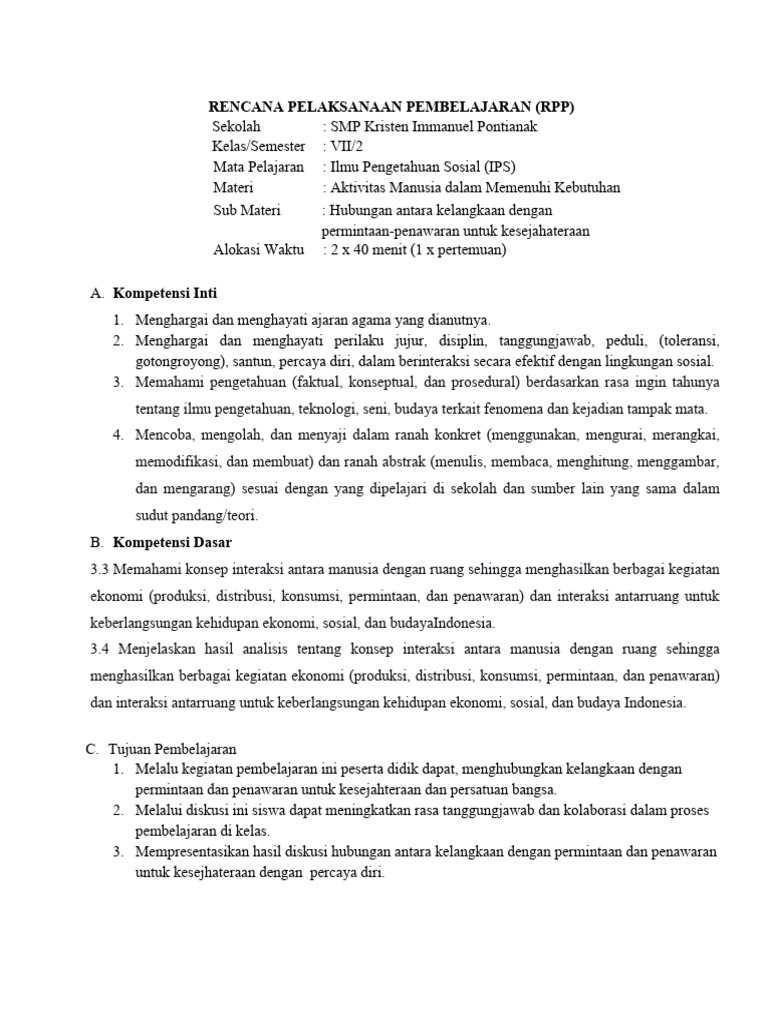 RPP Observasi Guru Penggerak | PDF