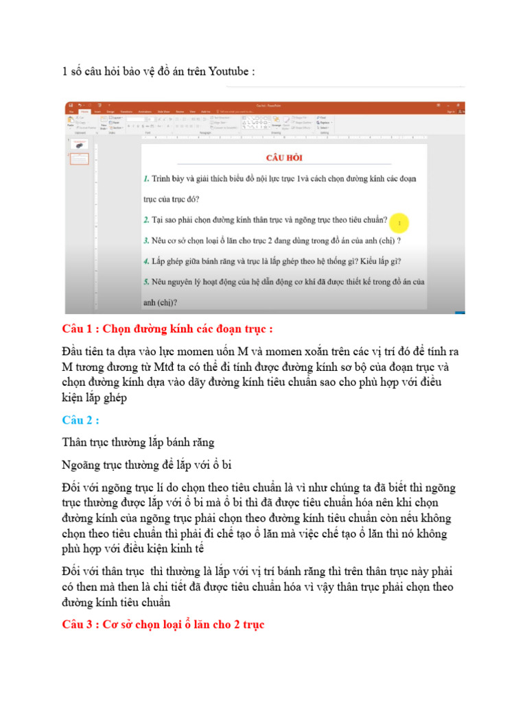 Câu hỏi BV CTM trên YTB | PDF